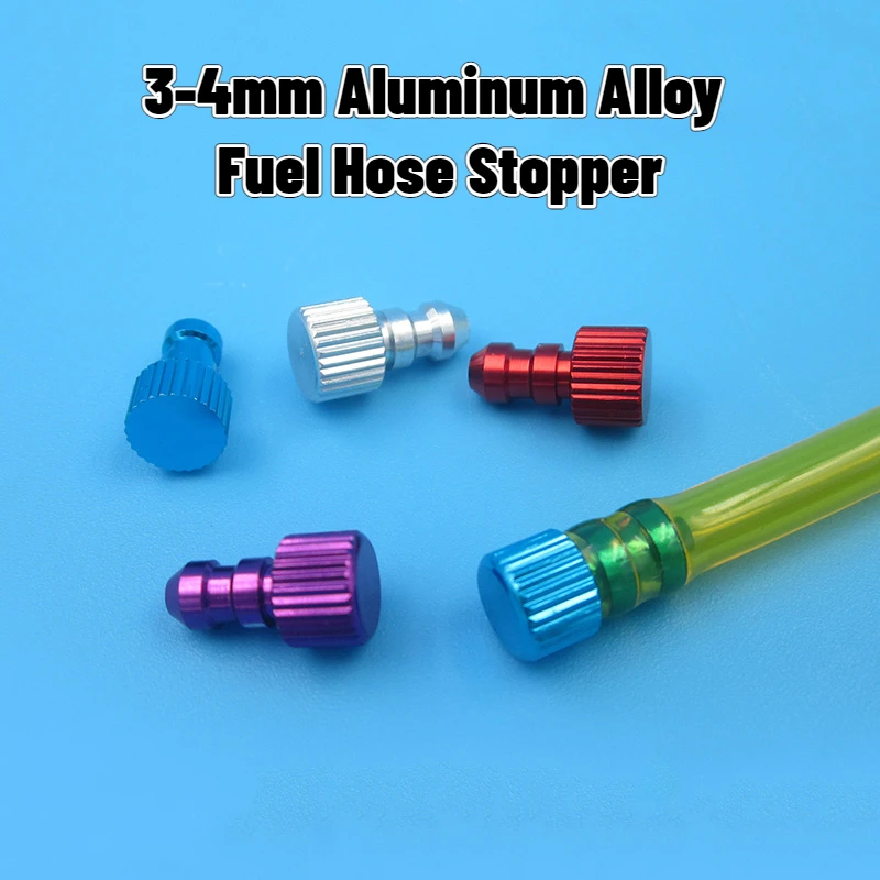3-4mm-Aluminum-Alloy-Fuel-Hose-Stopper-Gas-Fuel-Cap-Valves-Vent ...