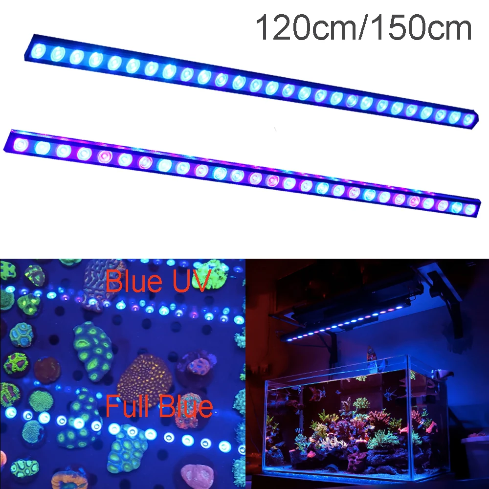 Reef-Blue-UV-LED-Bar-Light-120cm-150cm-Full-Spectrum-DIY-Aquarium-Bar ...