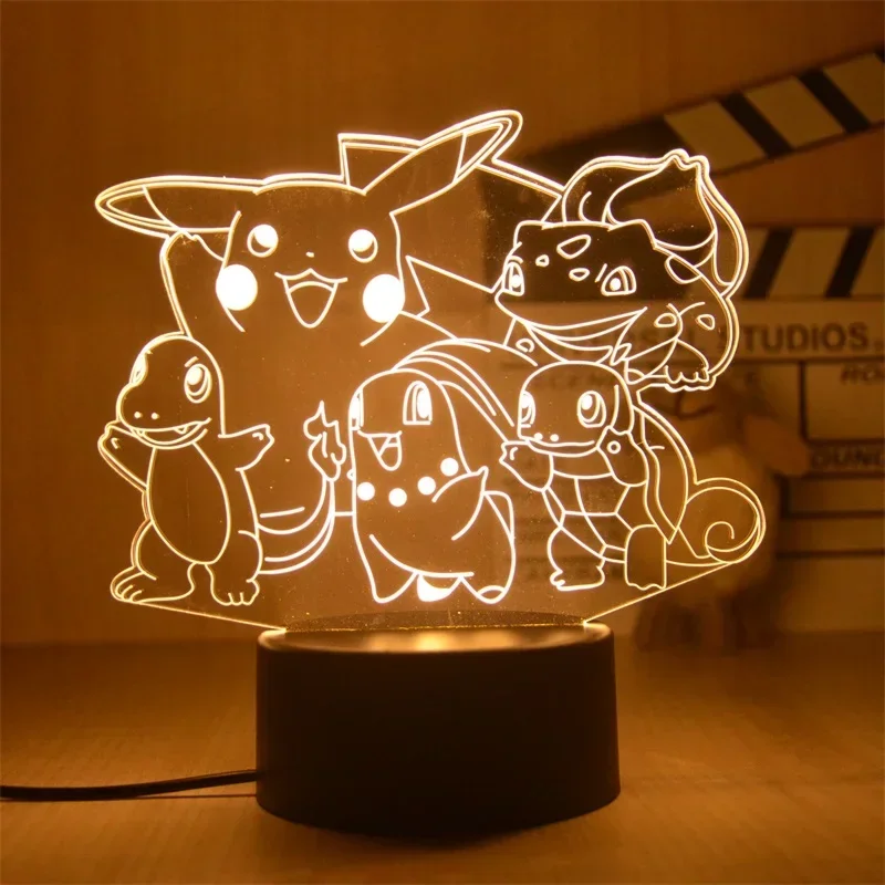 Pokemon-Anime-3D-LED-Nightlight-para-crian-as-personagem-bonito-Pikachu ...