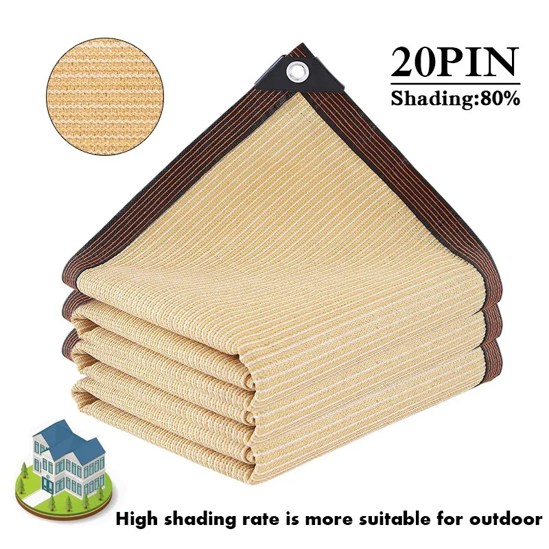 Beige-Sunshade-Net-Gardening-Sun-Shading-Sail-UV-Protection-Plants-Shed ...