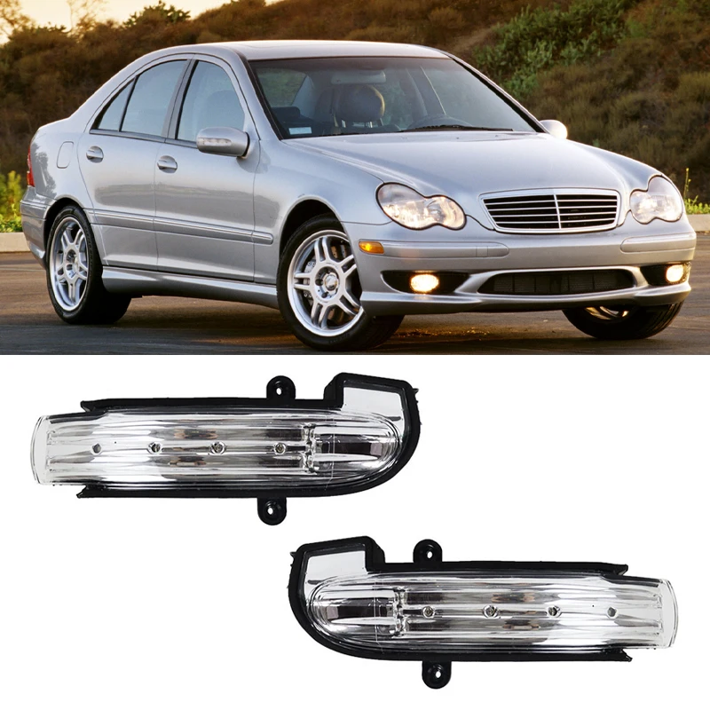 Car Accessories LED Mirror Turn Light For Mercedes Benz C Class W203 ...