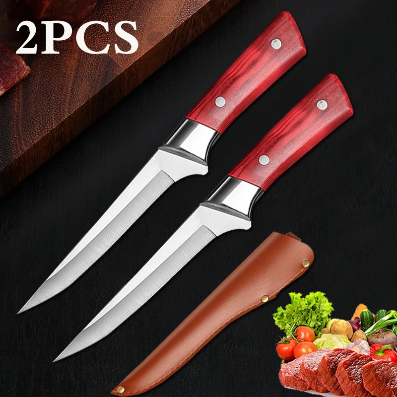 Stainless-Steel-Boning-Knife-Kitchen-Fillet-Fish-Knife-Meat-Cleaver ...