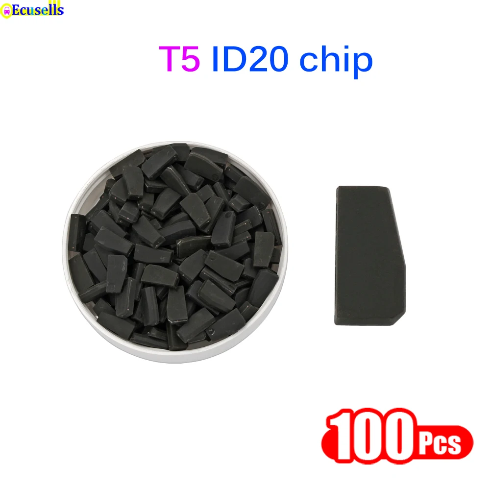 100pcs/lot Carbon T5 Id20 Car Key Transponder Chip Available Change To ...