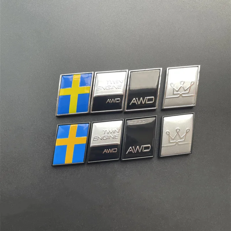 3D-Metal-AWD-Sweden-Flag-Crown-Logo-Rear-Trunk-Emblem-Badge-Sticker ...