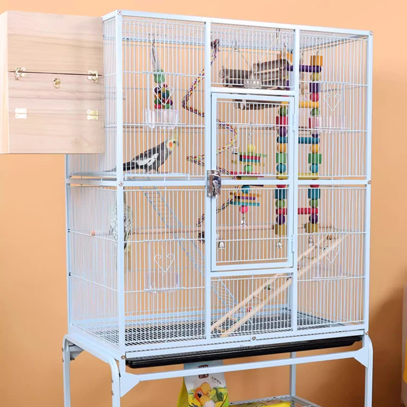 Parrot-Cage-Casa-Acess-rios-Palomas-Alimentador-M-veis-Pet-Fit-para ...