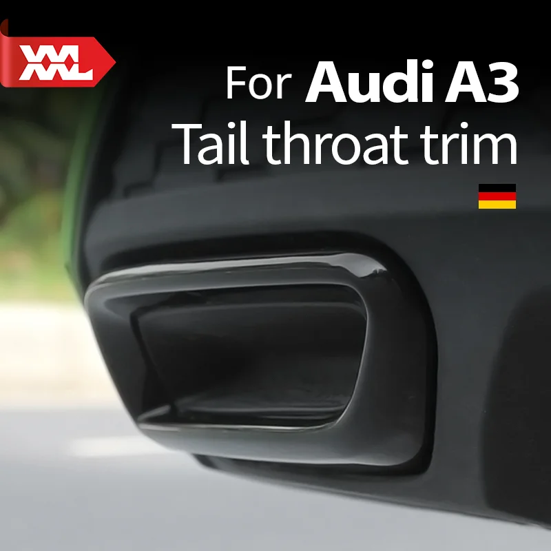 Car-Exhaust-Tail-Throat-Frame-Decoration-Cover-Stickers-Trim-For-Audi ...