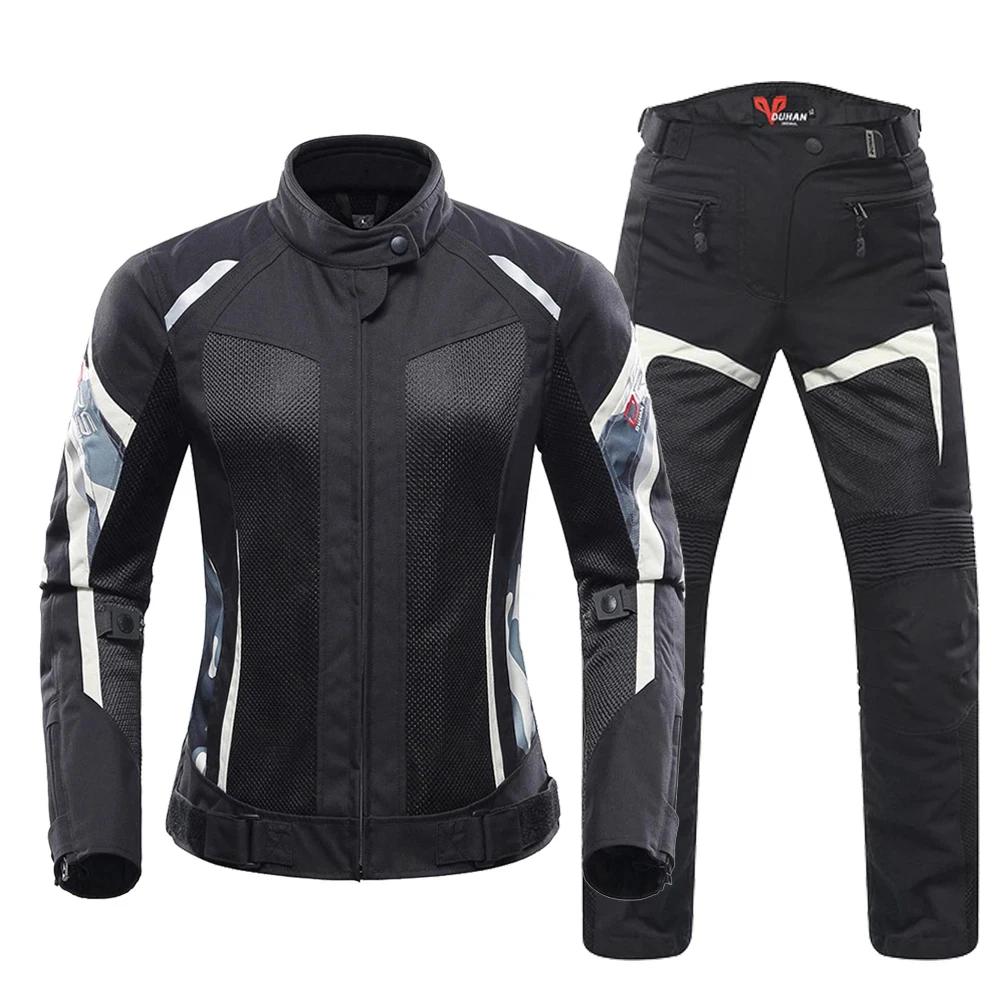 DUHAN-Motorcycle-Jacket-Women-Moto-Suit-Breathable-Pants-Cycling ...