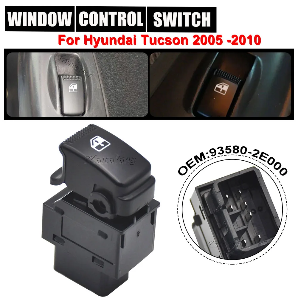 Door-lifter-switch-button-Power-Window-Single-Switch-For-HYUNDAI-Getz ...