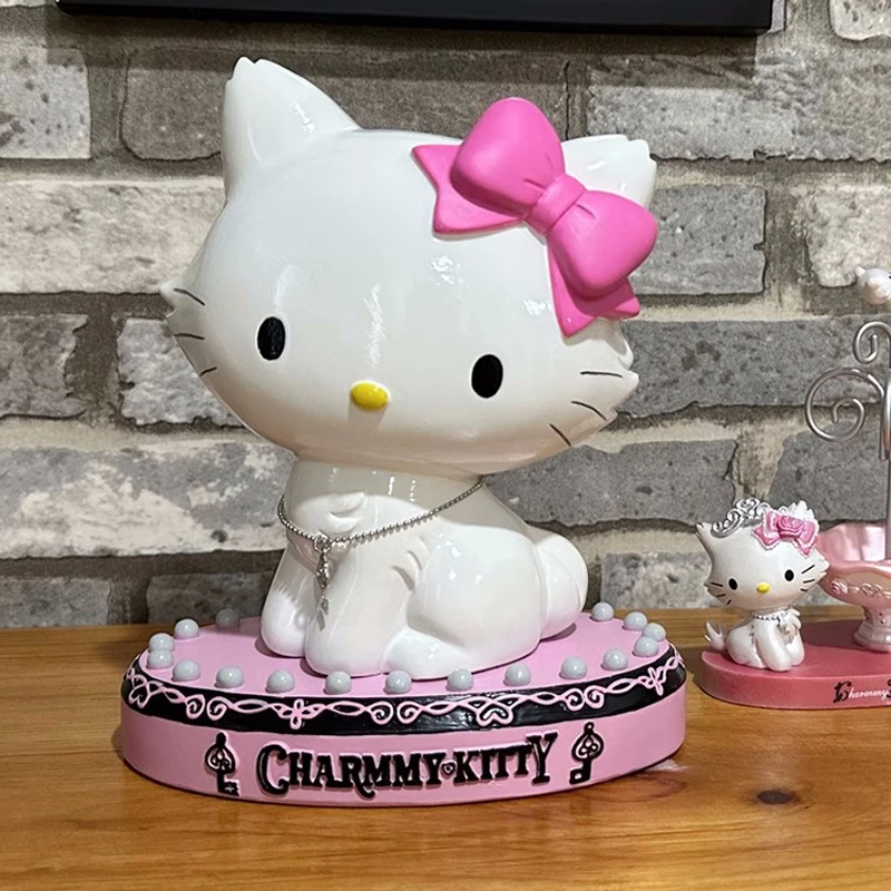 Sanrio-Charmmy-Kitty-Resin-Bank-Figure-Anime-Money-Box-Saving-Coin ...