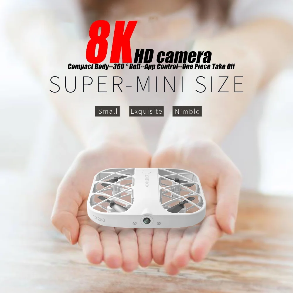 Mini-Drone-With-4k-Professional-Camera-Air-Hover-360-Roll-Wide-Angle ...