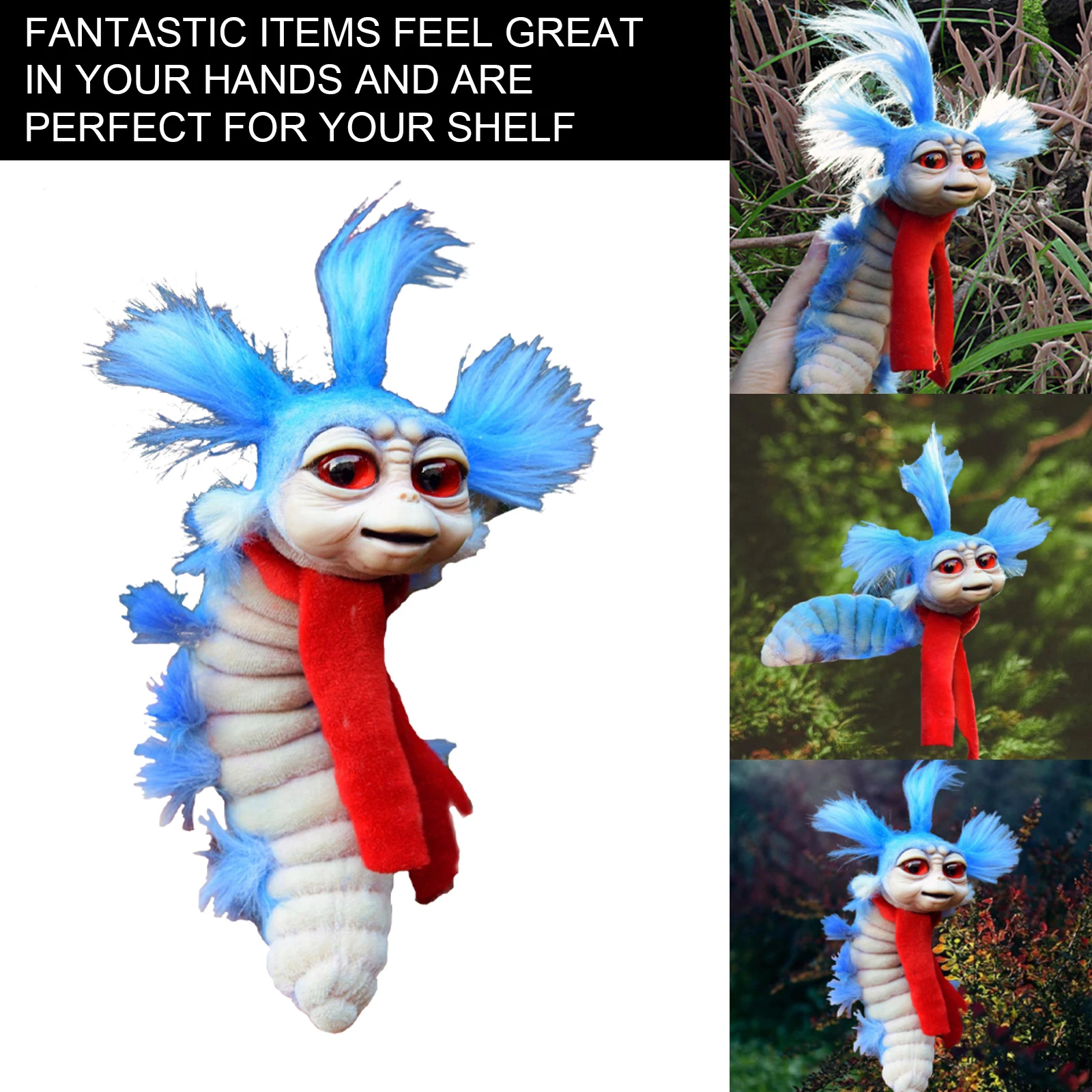 Funny Present Plush Doll Worm From Labyrinth Falkor From The ...