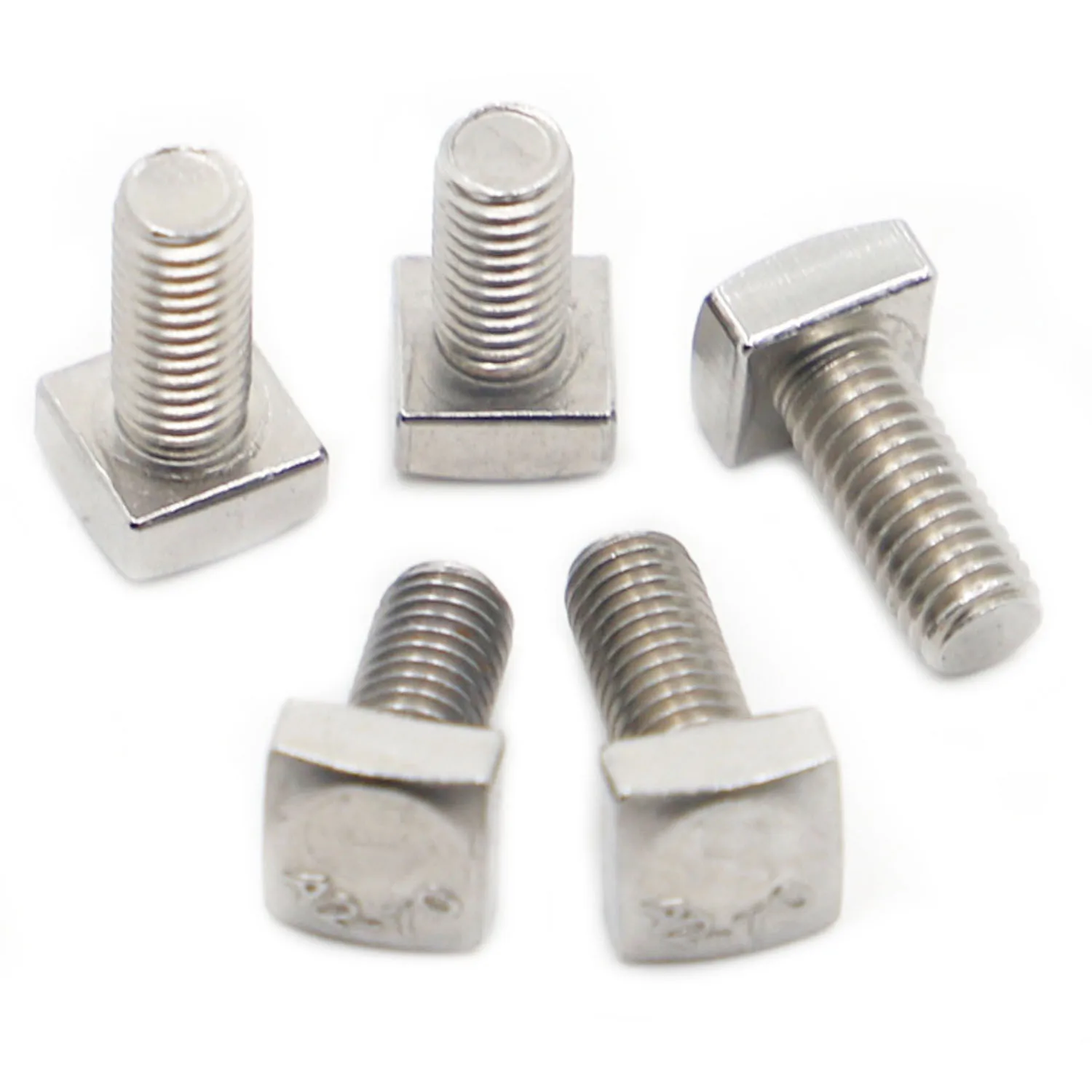 GB35 304 Stainless Steel Square Head Screws Bolts M5 M6 M8