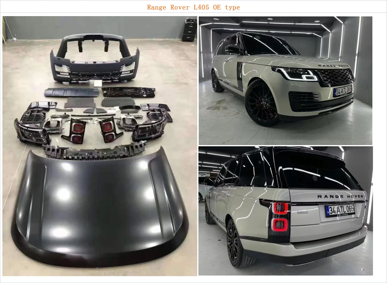 Facelift L405 OE Bodykit For Land Rover Range Rover Vogue 2013 2017 Upgrade To 2018 2022 Body Kit Auto Parts AliExpress 34