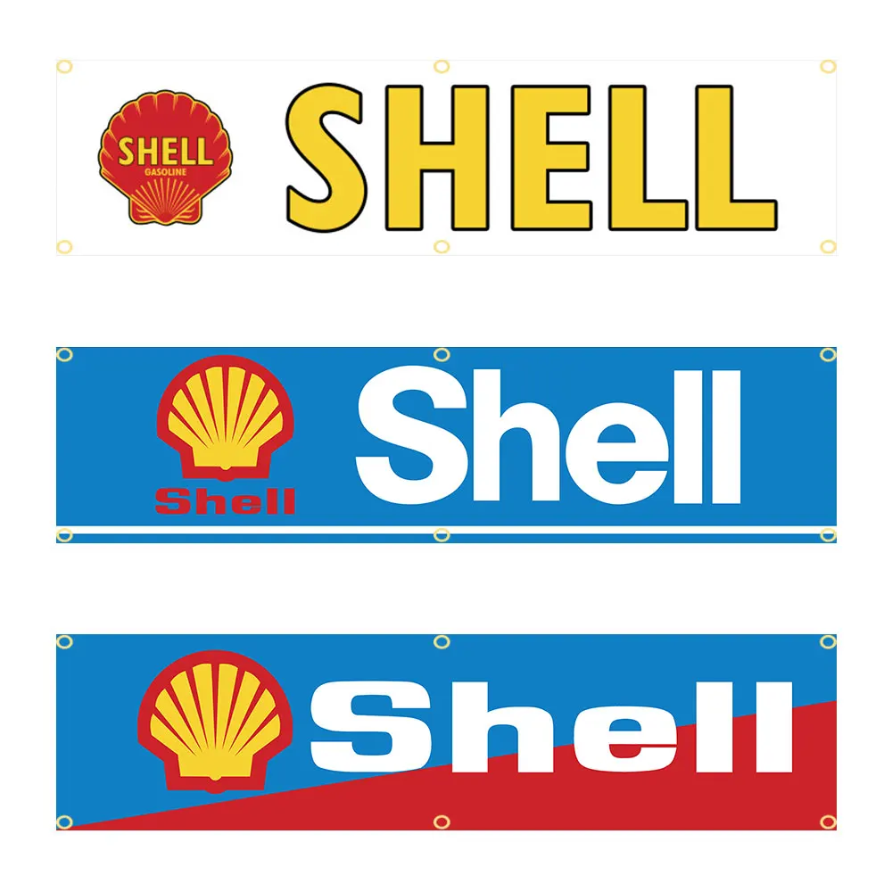 60x240cm-SHELLS-BANNER-Tapestry-Polyester-Printed-Flag-Garage-or ...
