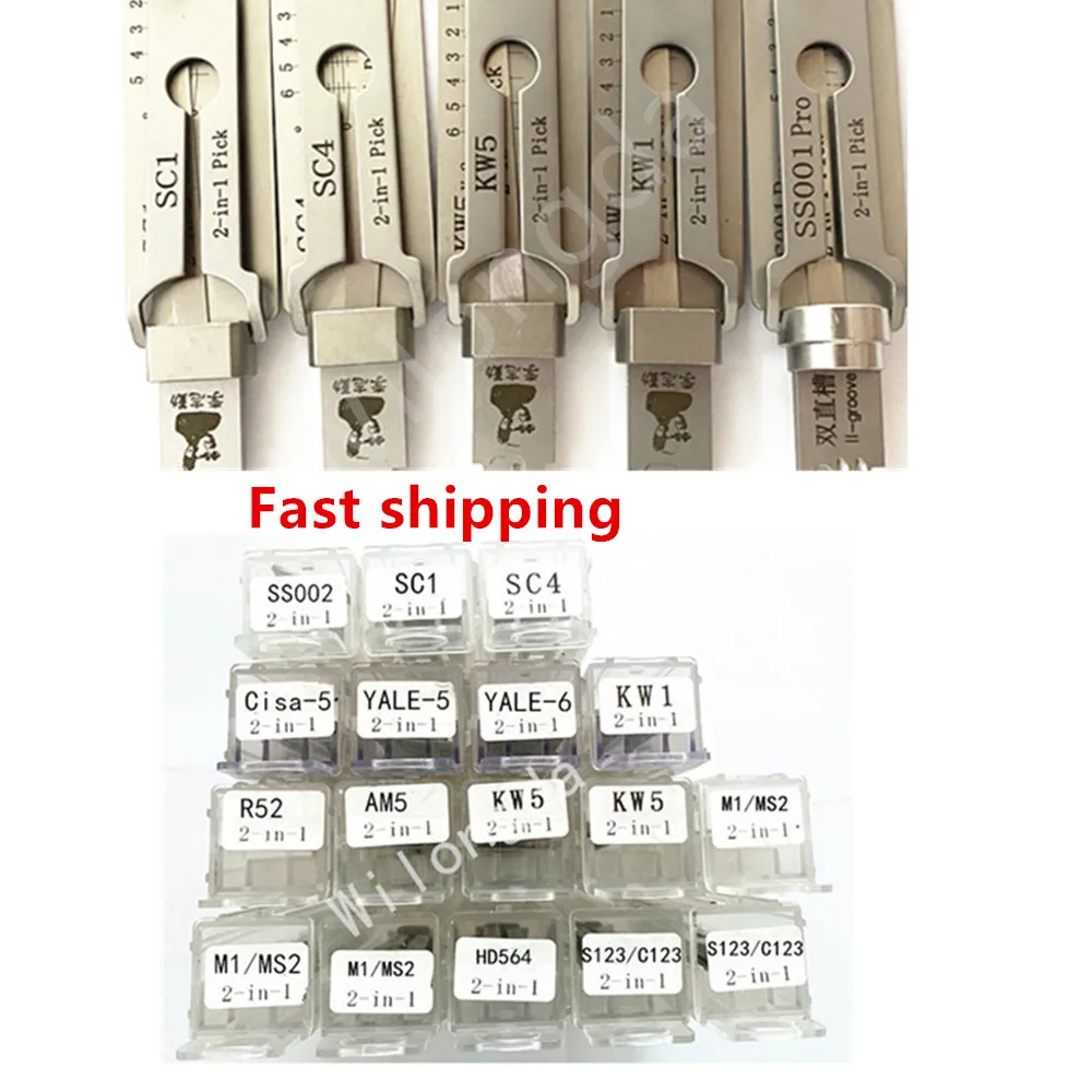 Lishi tool M1/M2 AM5 R52 KW1 KW5 SC1 SC4 SS001 pro SS002 pro for civil ...