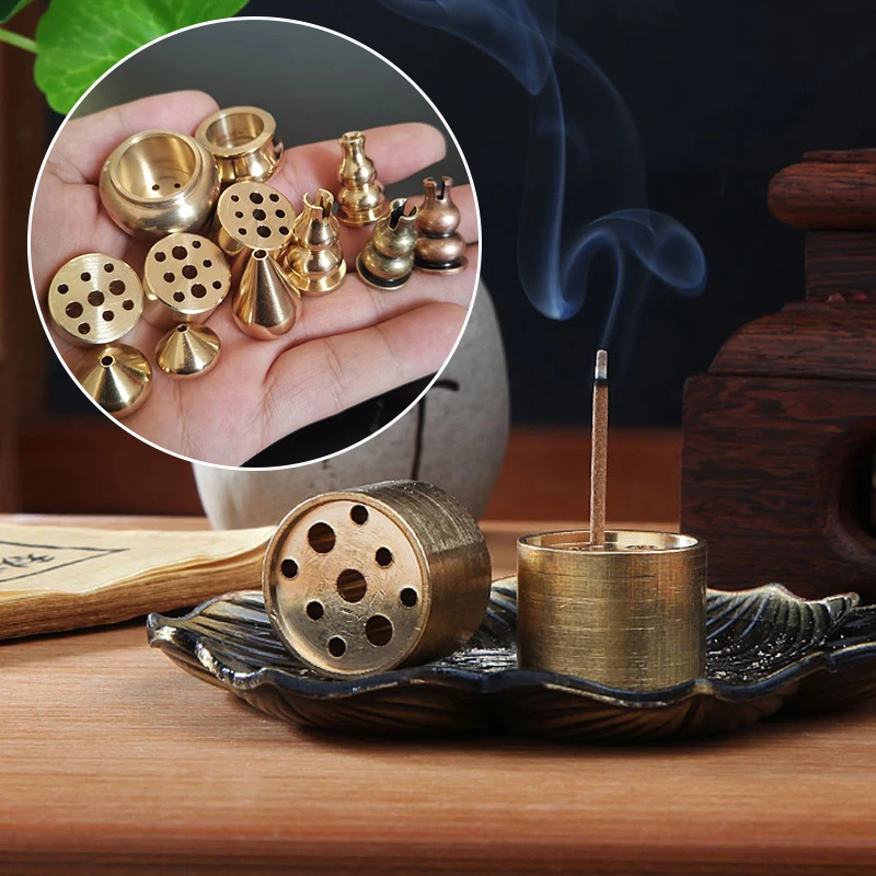 1PC-Portable-Incense-Burner-Multi-Purpose-Water-Drop-Shape-Brass ...
