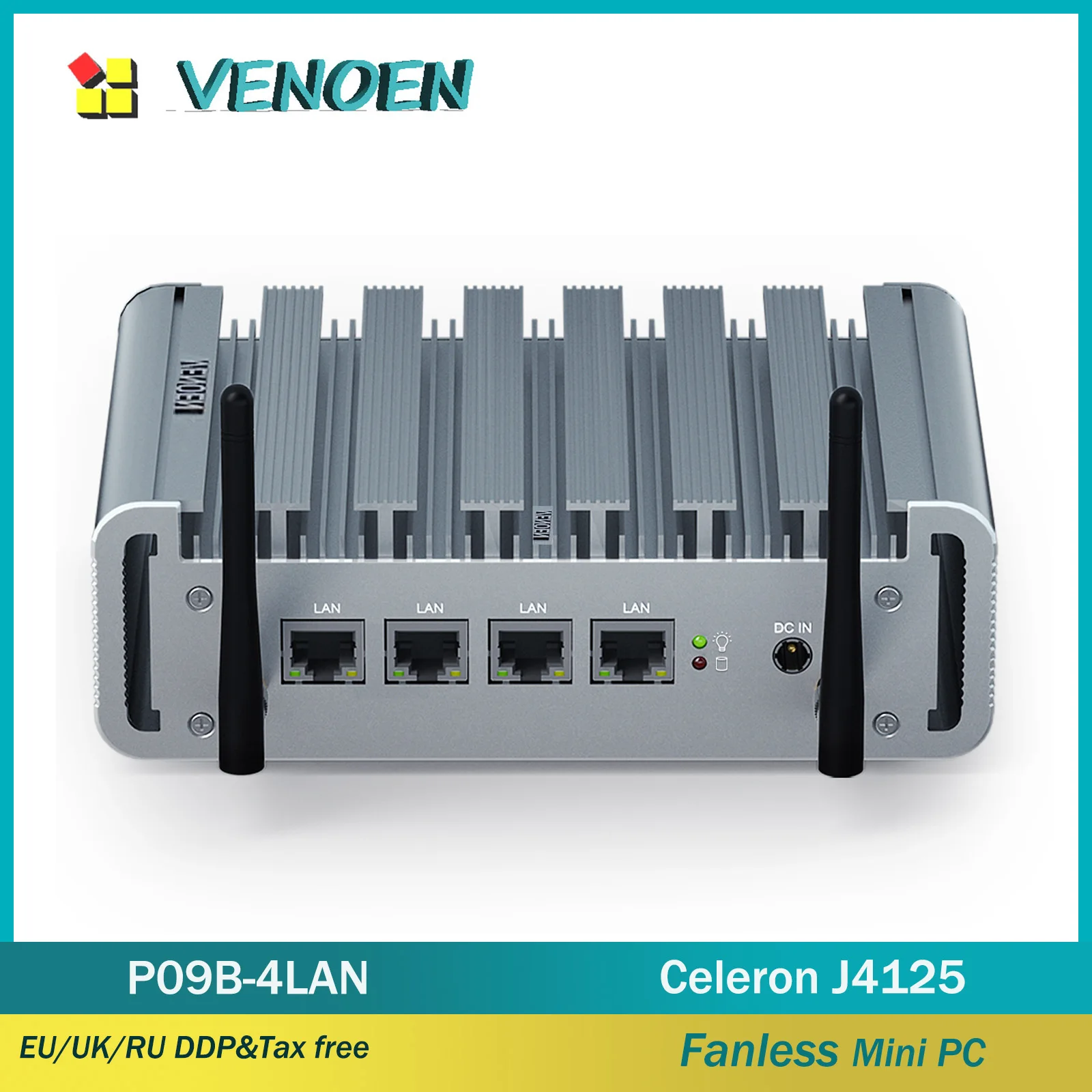 Fanless-Mini-PC-Router-Server-Celeron-J4125-4-Lan-i225-2-5Gbe-Nics-HD ...