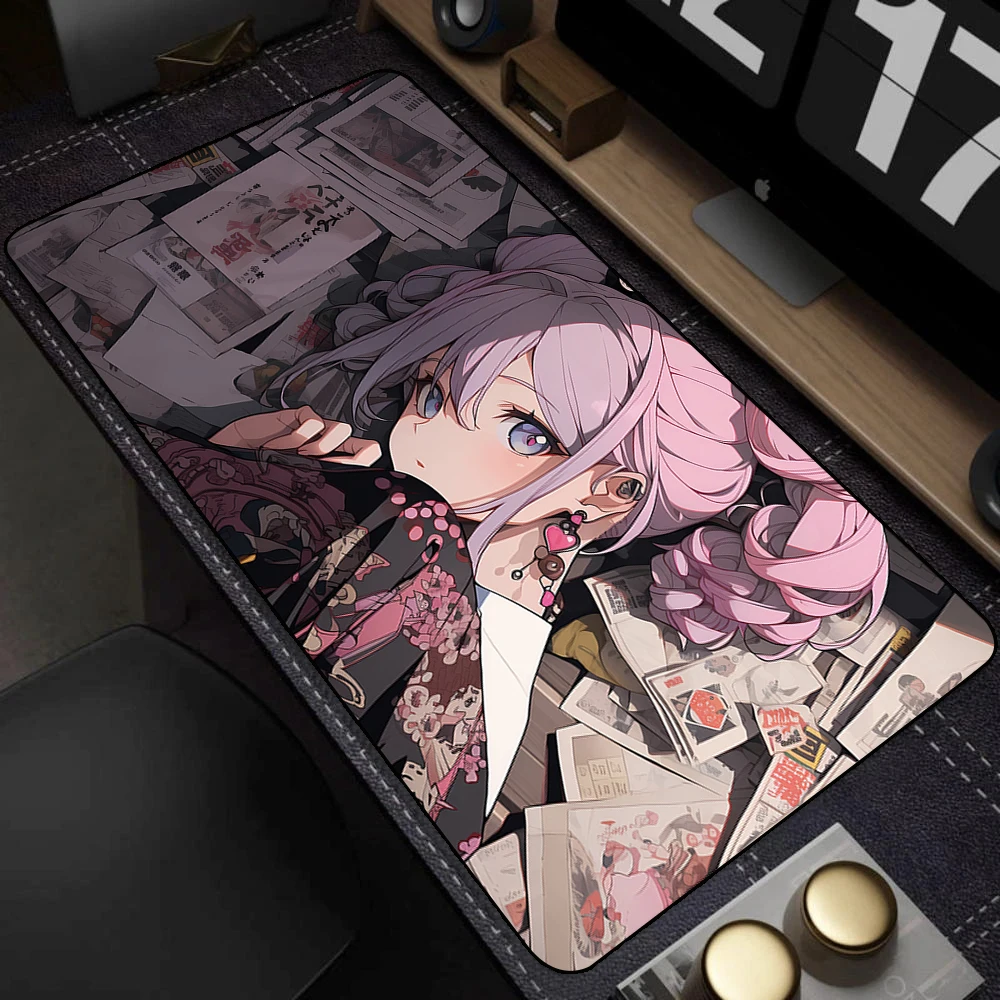 Cute-Anime-Girl-Mouse-Pad-Pink-Mousepad-Big-Kawaii-Mouse-Mat-Computer ...