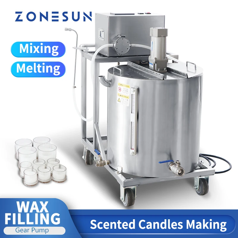 ZONESUN-Candle-Making-Machine-Beeswax-Tallow-Paraffin-Wax-Gel-Melting ...