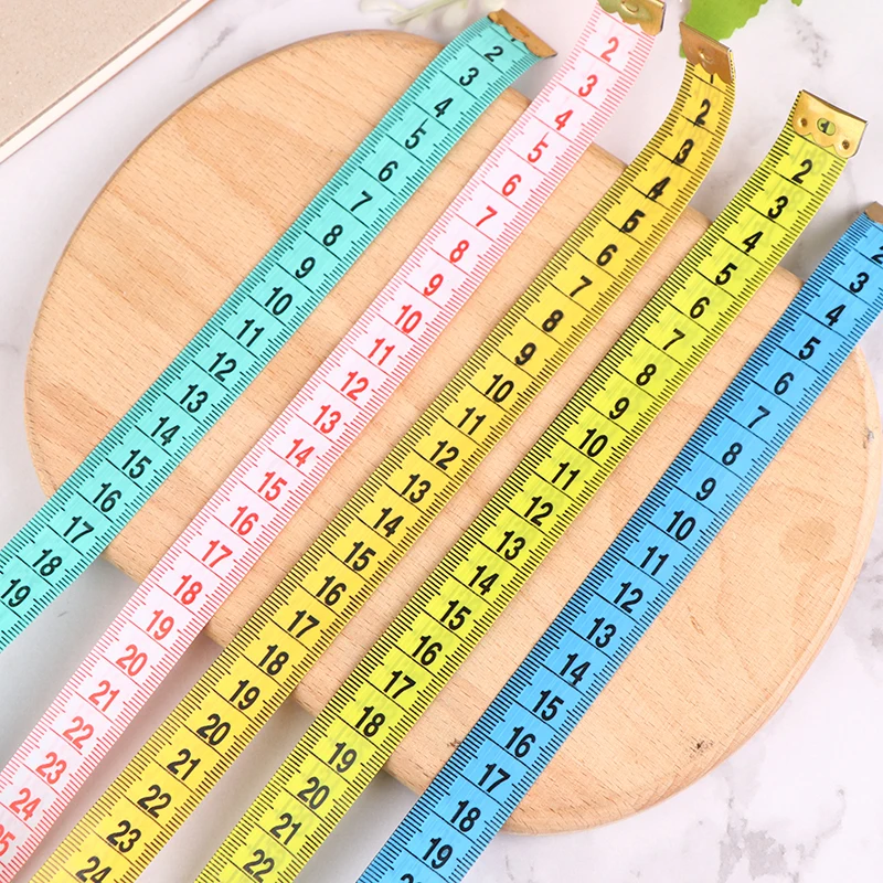 150cm-60-Body-Measuring-Ruler-Sewing-Measuring-Tape-Soft-Random-Color ...