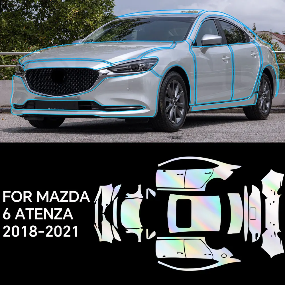 Car Accessories For Mazda 6 Atenza 2018-2021 Paint Protection Film Pre ...