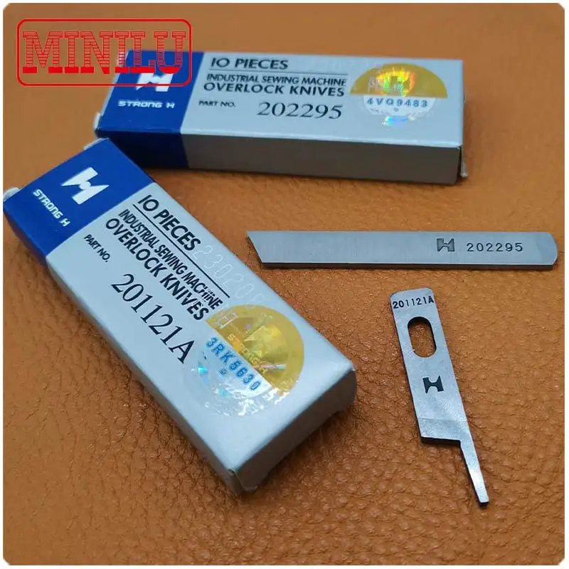 Strong H Overlock Knives 201121A 202295 Upper Knife Lower Blades Sewing ...