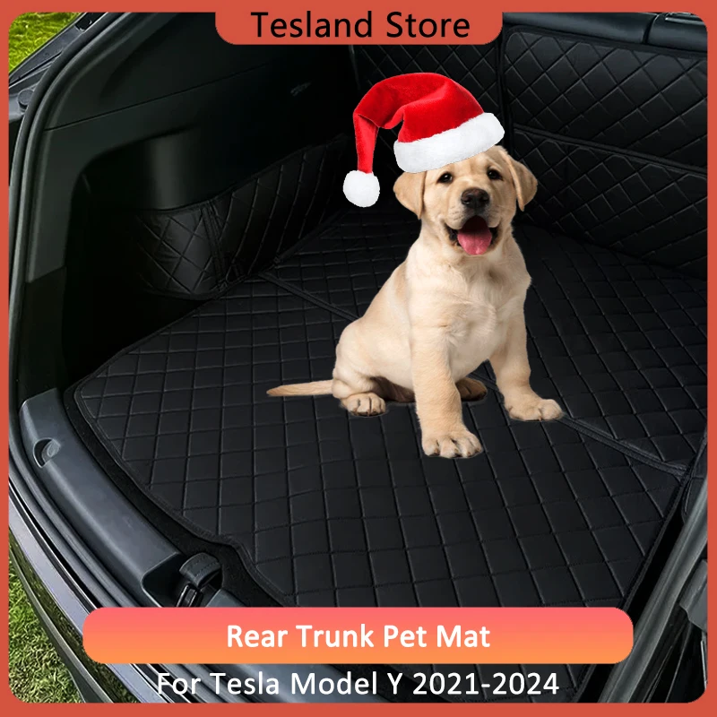 For-Tesla-Model-Y-2023-2020-Rear-Trunk-Pet-Mat-Waterproof-Dust-proof ...
