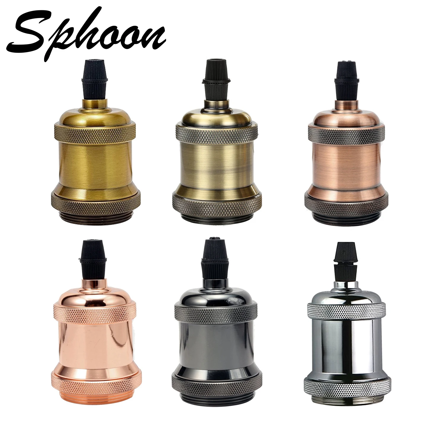 Sphoon-Antique-DIY-Lamp-Base-E27-Screw-Socket-Aluminum-Decorative-Lamp ...