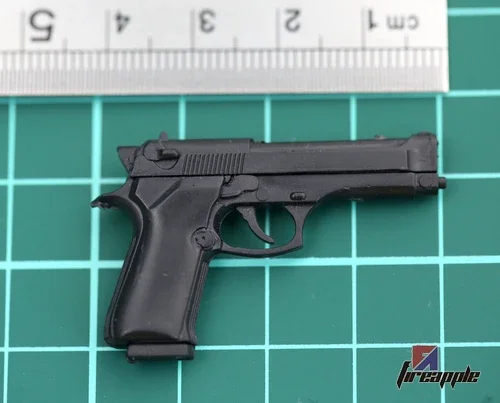 1-6-Bretta-M9-4D-Gun-Model-For-12-Action-Figure-Plastic-Black-Soldier ...