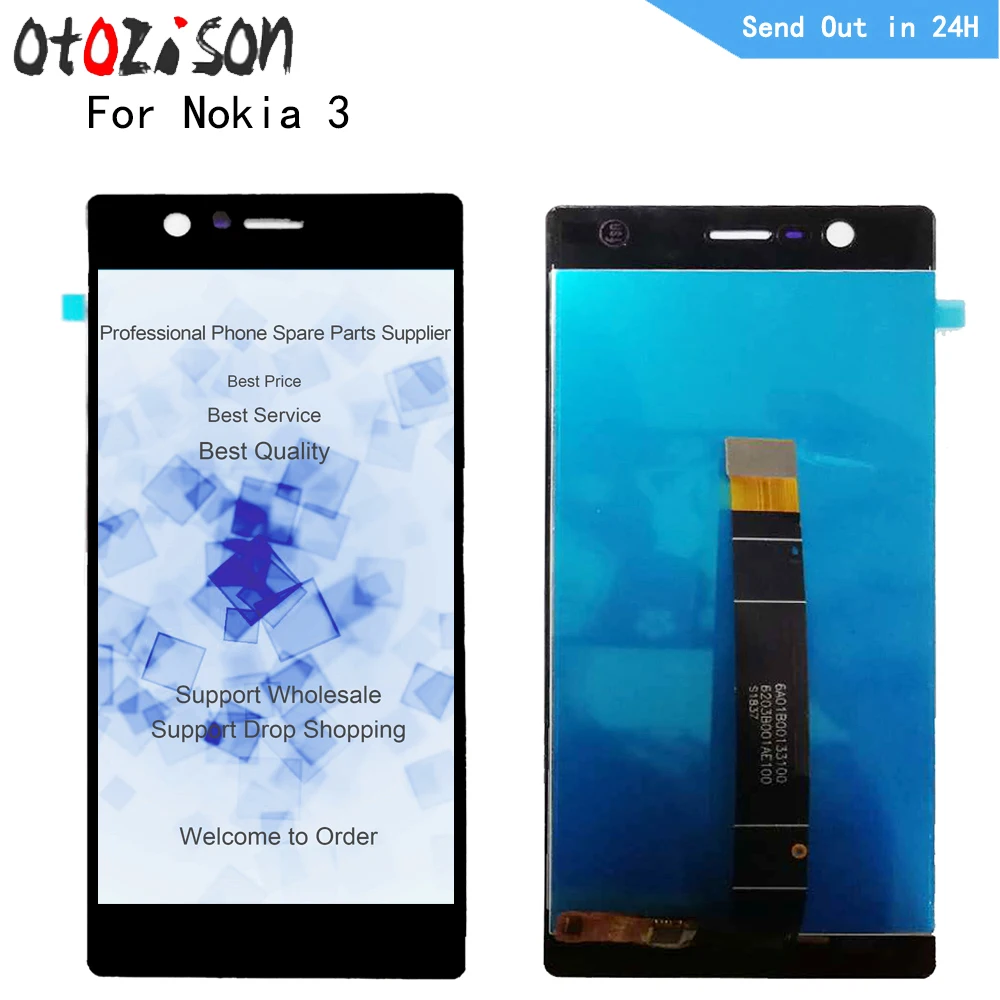 5-0-IPS-Display-For-Nokia-3-LCD-Screen-Touch-Panel-Digitizer-WIth-Frame ...