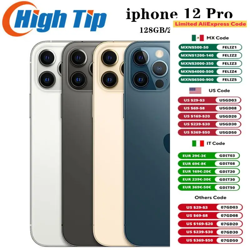 Apple-iPhone-12-Pro-6G-RAM-128GB-256GB-ROM-Mobile-Phone-6-1-OLED-Face ...