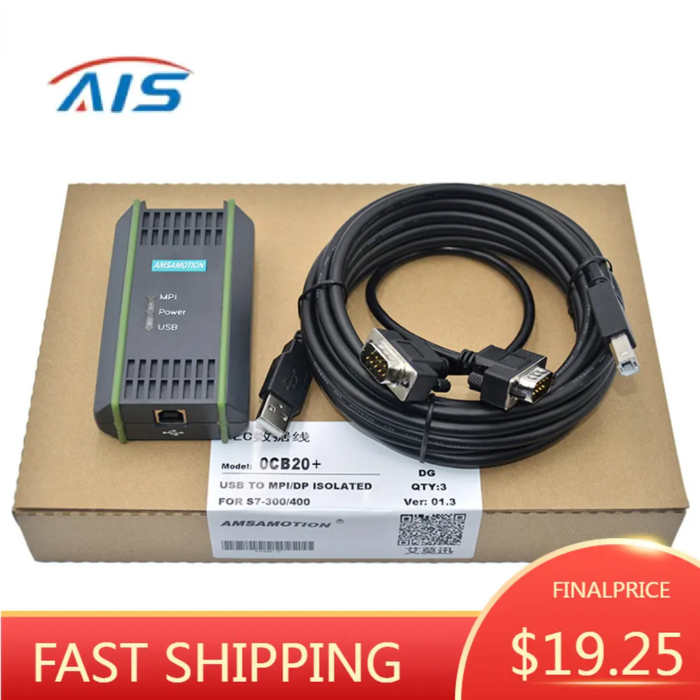 Isolation USB MPI Cable For Siemens S7 200/300/400 PLC RS485 Profibus ...