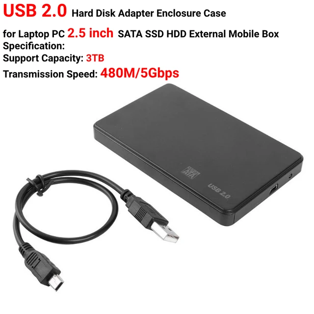 M.2 SSD Enclosure B-Key M-Key Solid State Drive Case NVMe/NGFF External ...