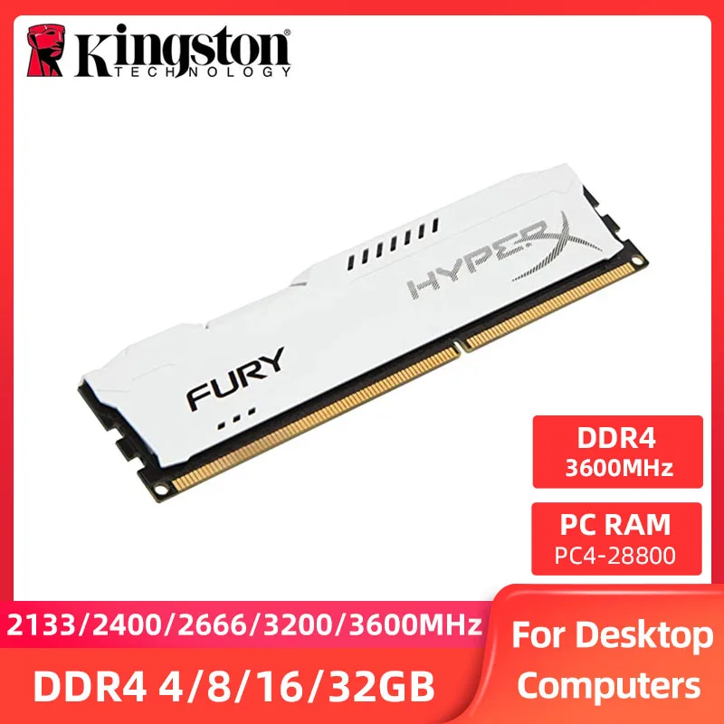 Mem-ria-Kingston-Desktop-DDR4-8GB-16GB-4GB-3600MHz-3200MHz-2666MHz-2400MHz-2133MHz-DIMM-PC4 ...