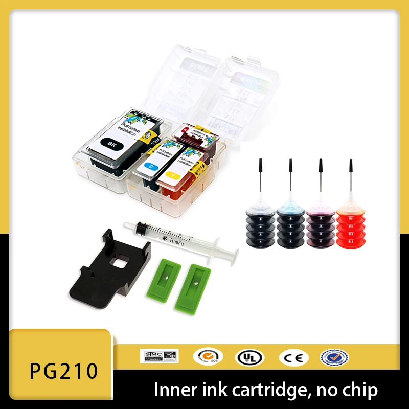 smart cartridge refill kit for canon PG-210 PG210 210 CL 211 ink ...