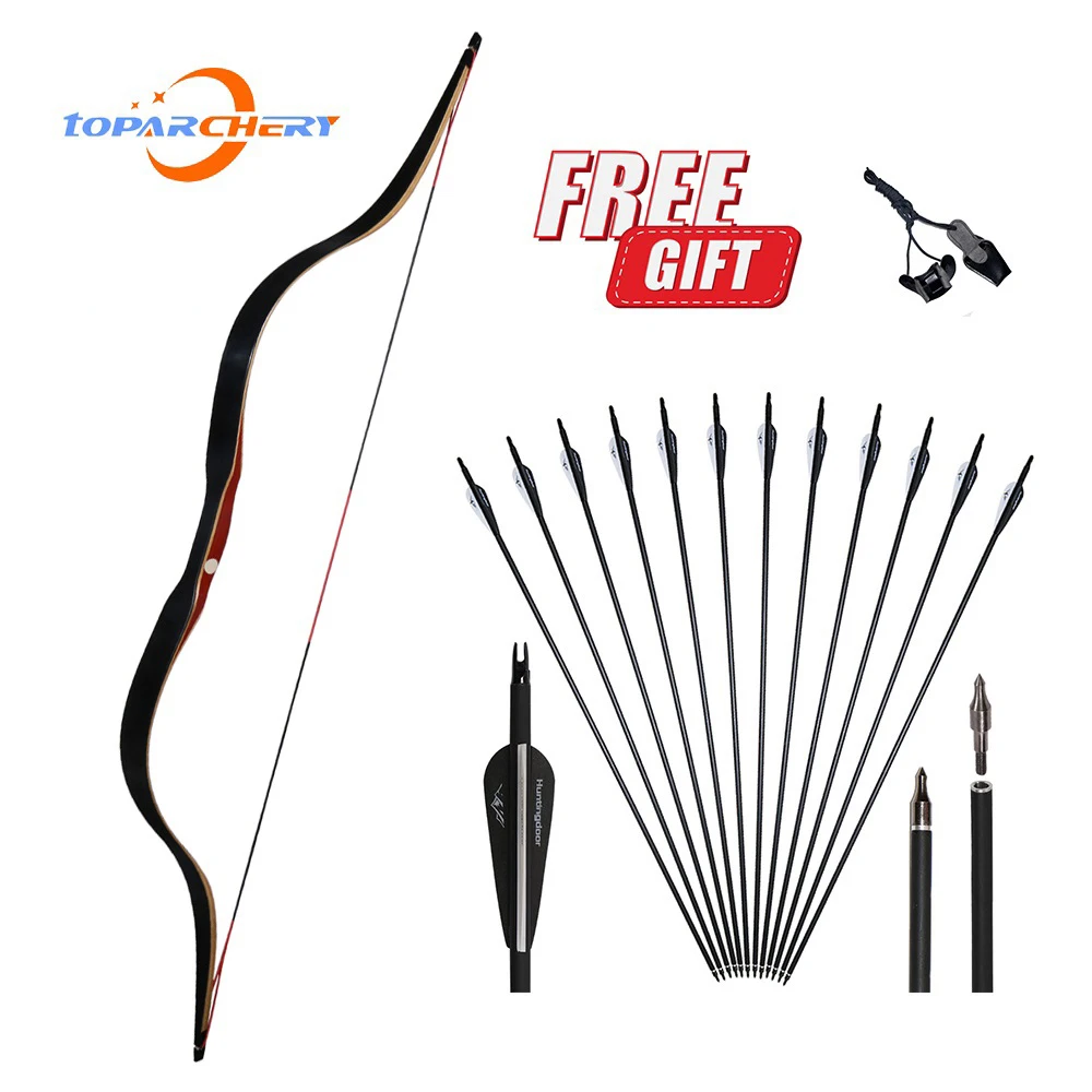 Traditional-Handmade-Longbow-Hunting-Recurve-Bow-30-50lbs-Right-Left-Handed-Mongolian-Horsebow ...