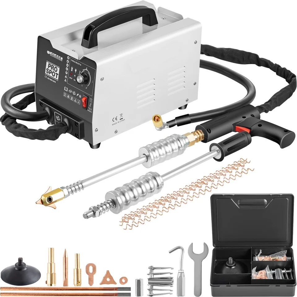 Mophorn Auto Body Dent Puller Welder 110V 800VA Stud Welder Kit 1600A ...