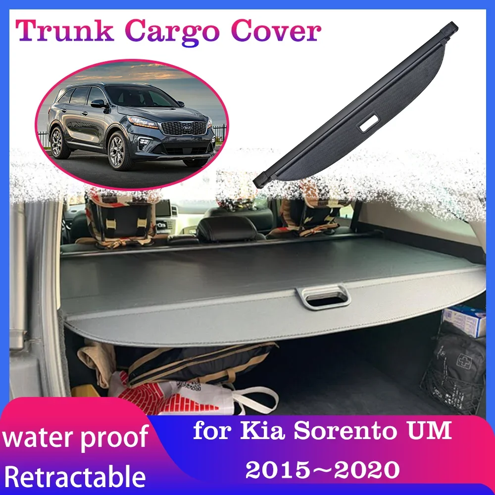 Car-Trunk-Cargo-Cover-for-Kia-Sorento-UM-KX-4-2015-2020-Retractable ...