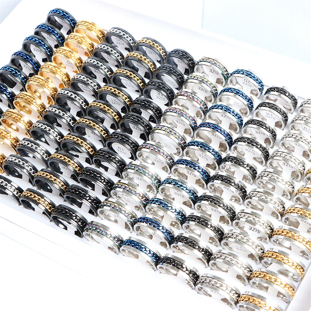 Stainless Steel Spinner Chain | Tire Ring Stainless Steel | Pack Steel ...