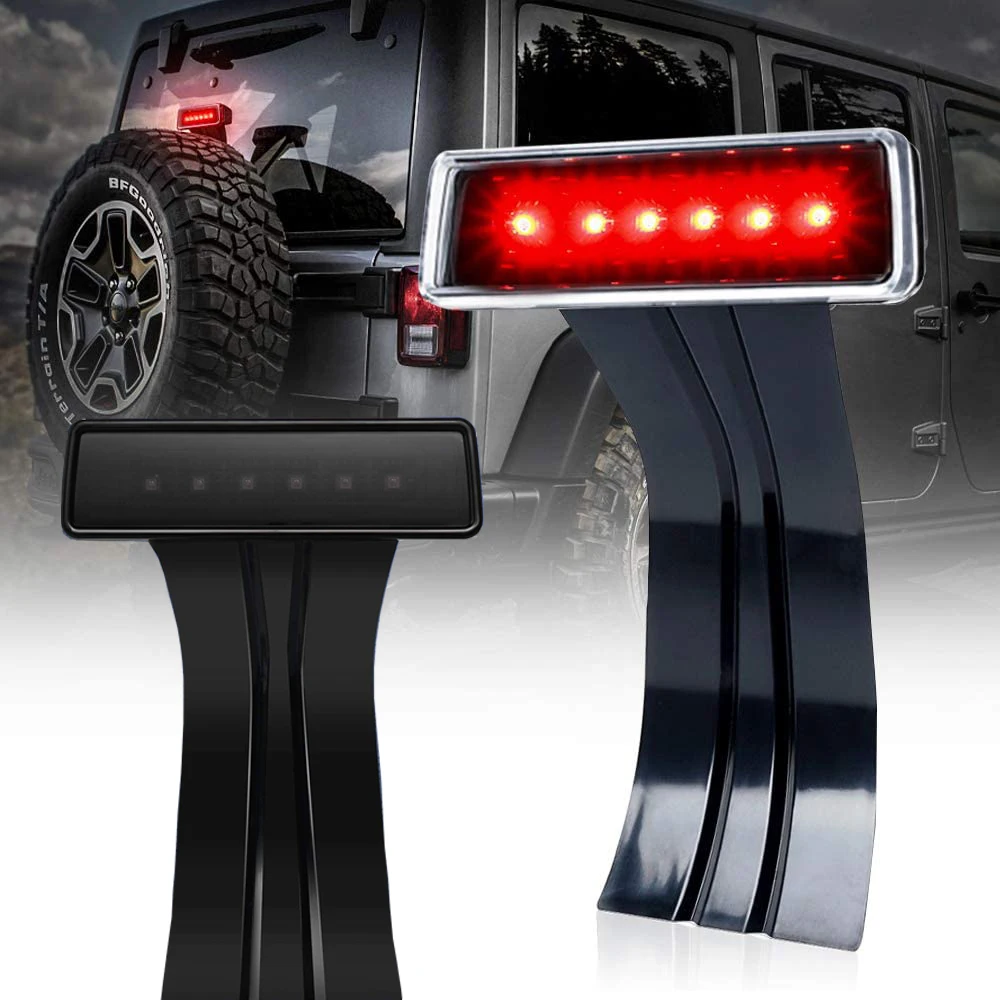 LED-Third-Brake-Lights-W-Clear-Lens-High-Mount-Stop-Tail-Light-For-Jeep ...