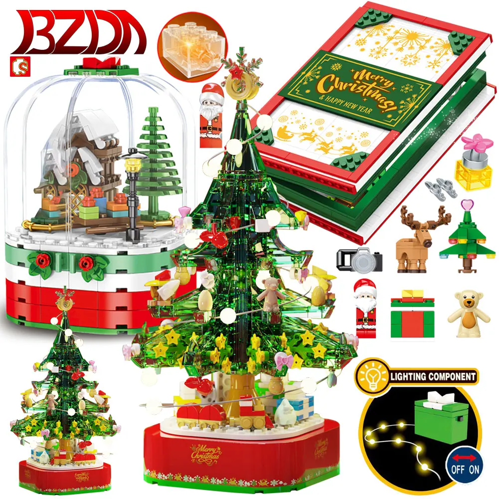 BZDA-2020-Christmas-Tree-Christmas-Music-Box-Building-Blocks-Christmas ...