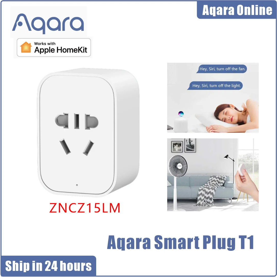 Aqara-Smart-Plug-T1-Electricity-Statistics-Remote-Control-Wireless-Socket-Zigbee-3-0-Work-For ...