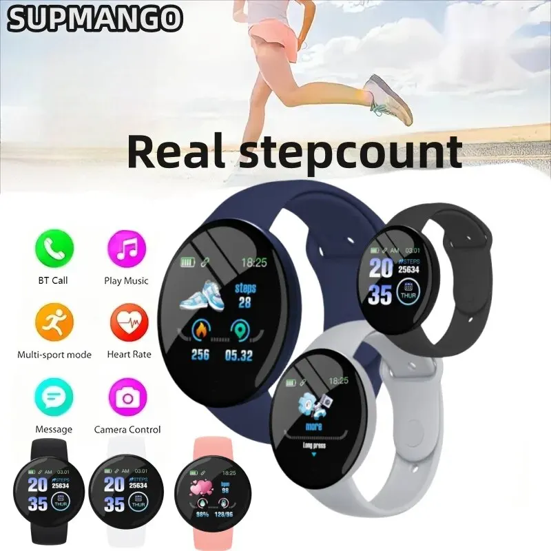 B41-Real-Stepcount-Smart-Watch-Multi-Function-Step-Connected-Smart ...