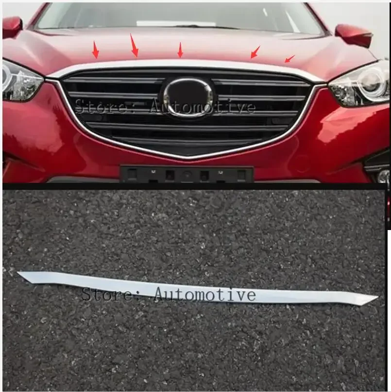 FIT-FOR-MAZDA-CX-5-2012-2015-2016-CHROME-FRONT-HOOD-BONNET-GRILL-GRILLE ...