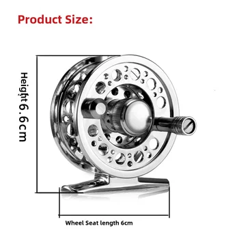 Lizard Metal Fishing Reel Pre-spooled Pressure Relief Fishing Wheel Can ...