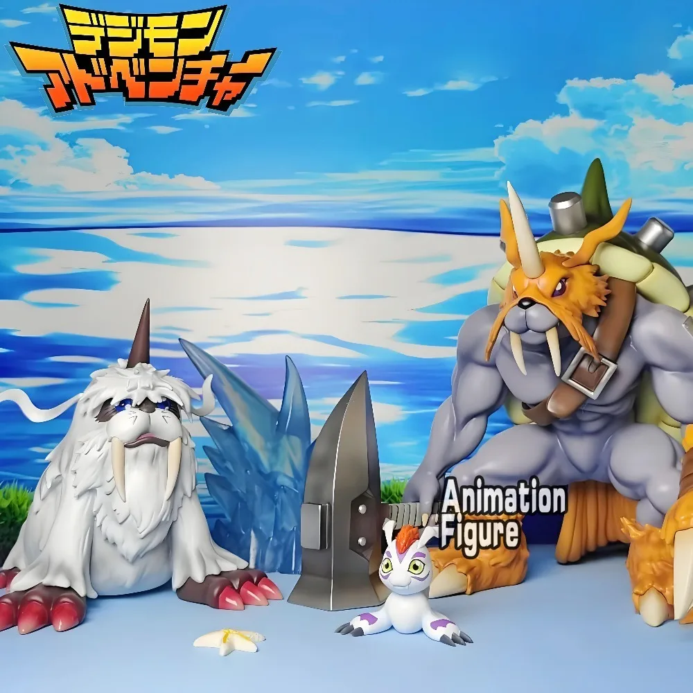 11-21cm Anime Digimon Adventure Figure Gomamon Ikkakumon Zudomon Action ...