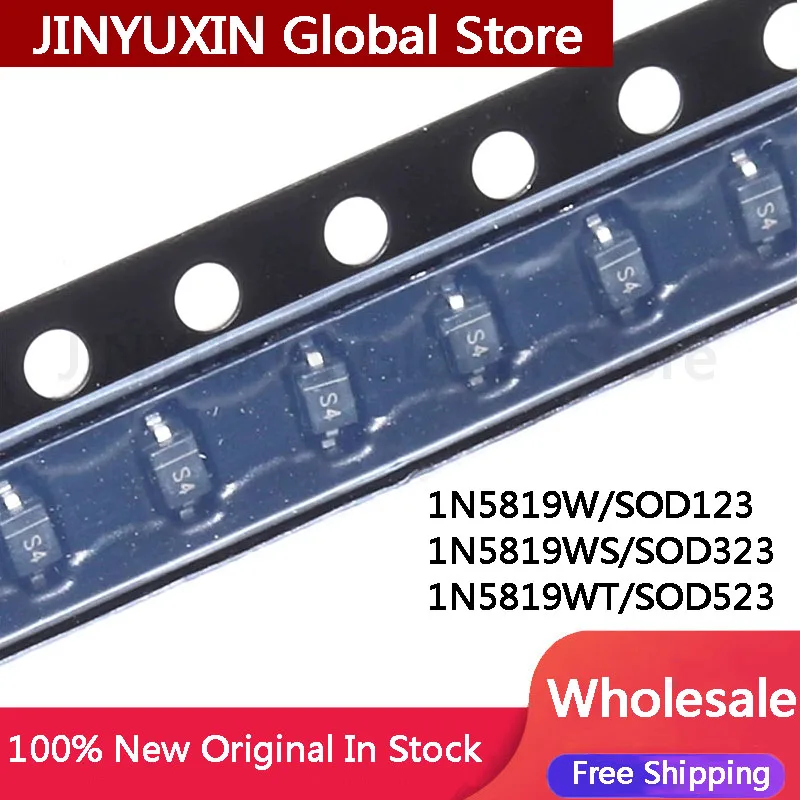 100Pcs-1N5819-1N5819W-SOD123-1N5819WS-SOD323-1N5819WT-SOD523-Screen-T4 ...