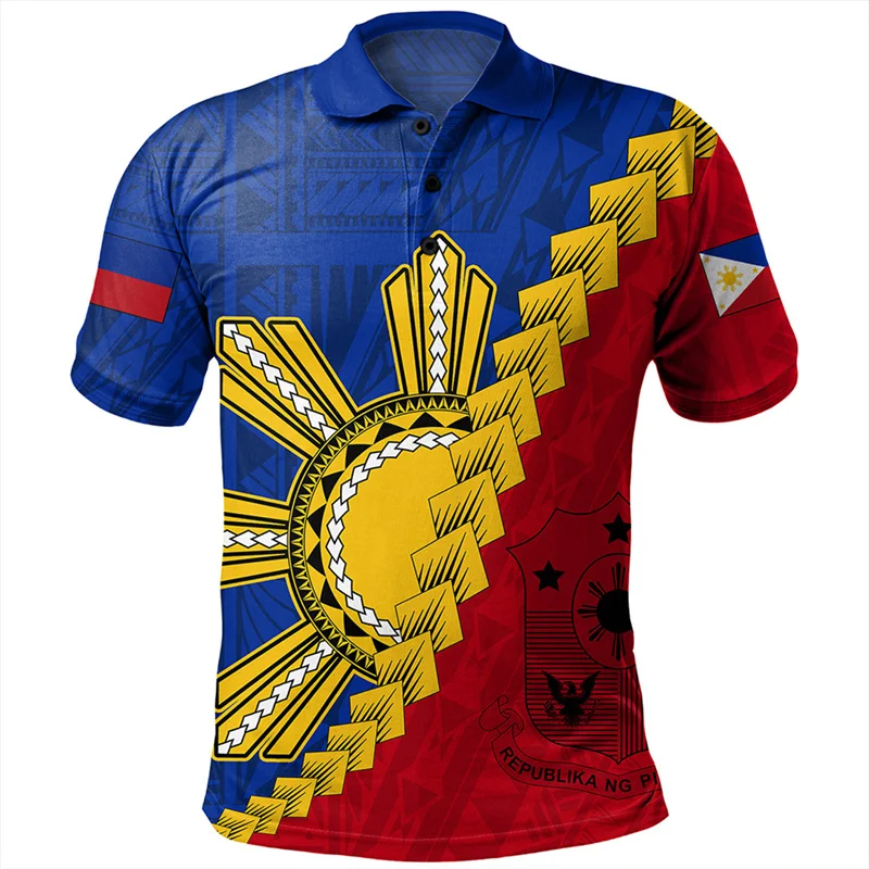 Vintage-3D-Print-Philippines-Filipinos-Polynesian-Polo-Shirt ...