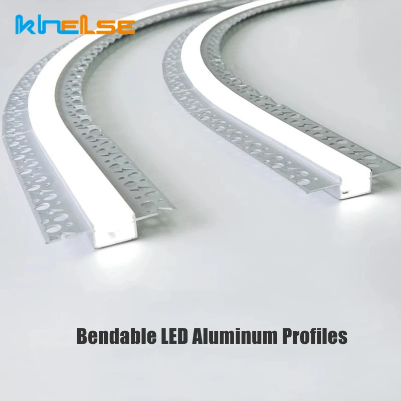 0-5-m-1m-biegbare-LED-Aluminium-profile-rahmenlose-unsichtbare ...