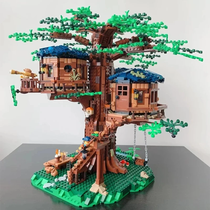 New-Kids-Tree-House-Building-Blocks-Educational-Toys-Gift-1013pcs-Four ...